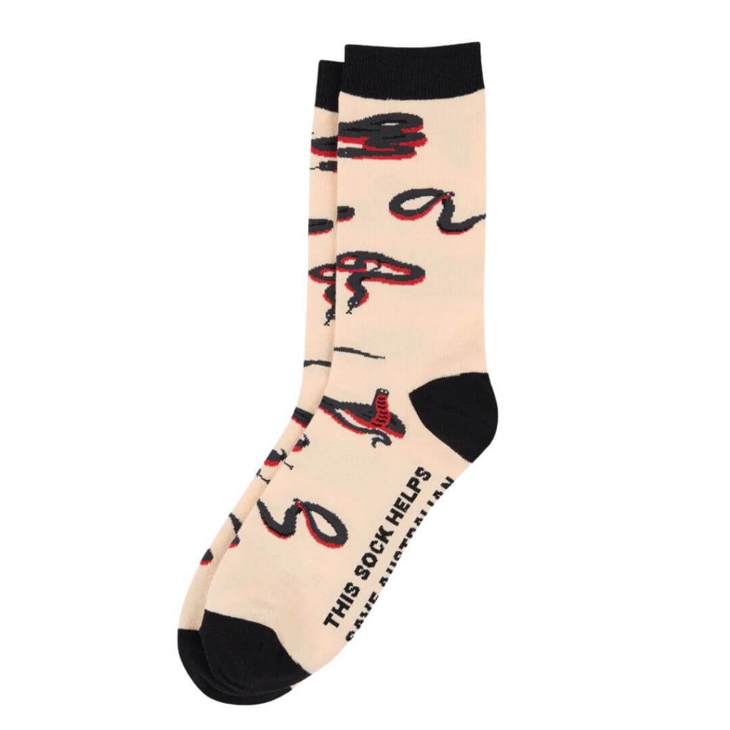 Red Bellied Black Snake Socks - Hunter Wildlife Rescue